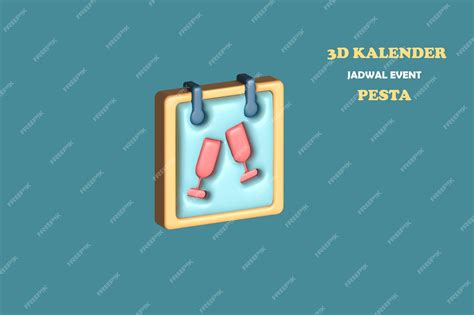 Premium Vector Event Management Concept With Icons Events Scheduling Creativity 3d Vector Icon