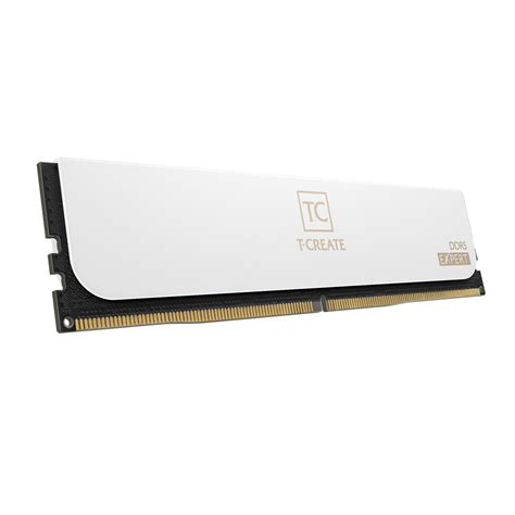 Expert Ddr5 Desktop Memory White 128gb 2x64gb 6400mhz Cl42 Teamgroup