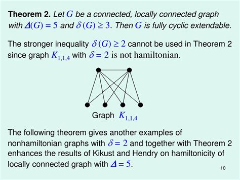 Ppt Cyclic Properties Of Locally Connected Graphs With Bounded Vertex