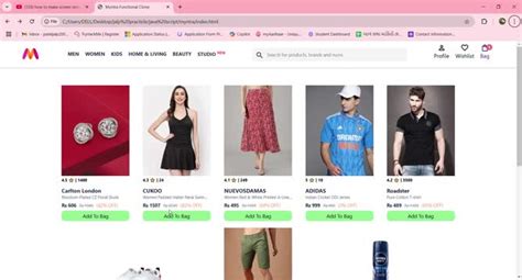 Jalp Patel On Linkedin Myntraclone Javascript Ecommercewebsite