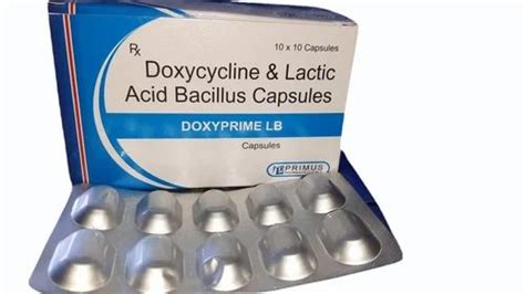 Doxycycline 100 Mg Lactic Acid Bacillus Capsule At Rs 1200 Box Nanhera Ambala Id