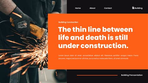 Building Construction Powerpoint Template Presentation Templates