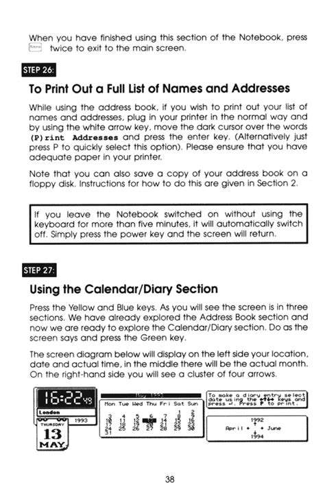 Tim S Amstrad NC Users Site Amstrad Notebook NC Manual Section