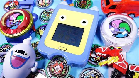 요괴워치 요괴패드 파워레인저 다이노포스 장난감 妖怪ウォッチ Youkai Watch Pad Toy Youtube