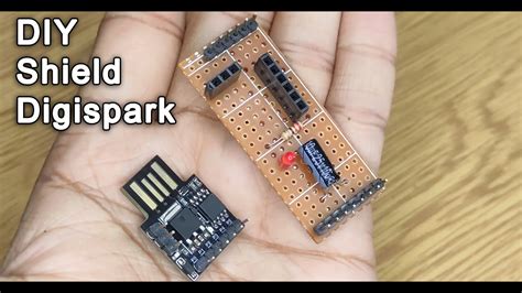Diy Arduino Shield For Digispark Kickstarter Attiny85 And Burn Bootloader