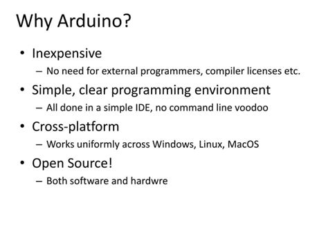 Introduction To Arduino Pptx Computer Peripherals Computing