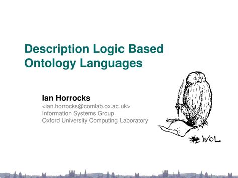 ppt description logic based ontology languages powerpoint