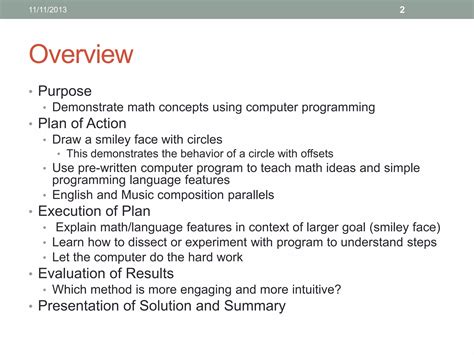 Exploring Circles By Using Computer Programming Ppt
