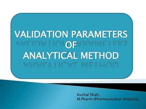 Analytical Method Validation As Per Ich Vs Usp