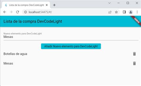 crear una lista sencilla en flutter dart devcodelight