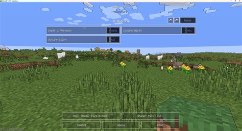 Outline Shader Minecraft Shaders Curseforge