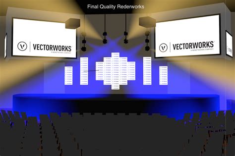 Renderworks Interior Final Quality Doesnt Render Light Beams Rendering Vectorworks