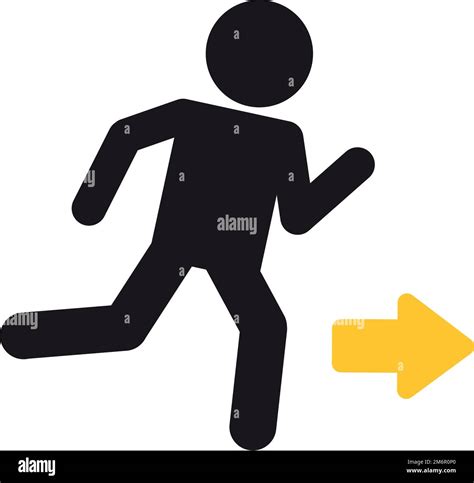 Exit Icon Illustration Stock Vector Image And Art Alamy