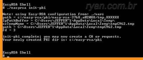 Como Criar Certificados No Windows O Easy RSA Quick Talk