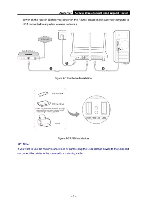 quick installation guide tcp ip configuration tp link ac1750