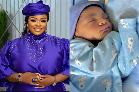 Actress Dayo Amusa Reveals Name Of Newborn Son
