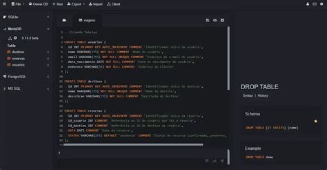Utilizando Uma Plataforma Online Para O Aprendizado De Consultas Em SQL Suellen SQL DIO