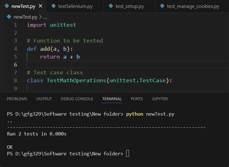 python for software testing complete guide geeksforgeeks