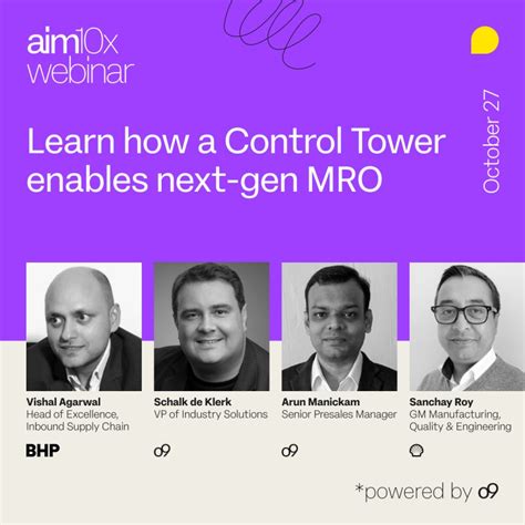 John Cramer Jr Mba Auf Linkedin Learn How A Control Tower Enables