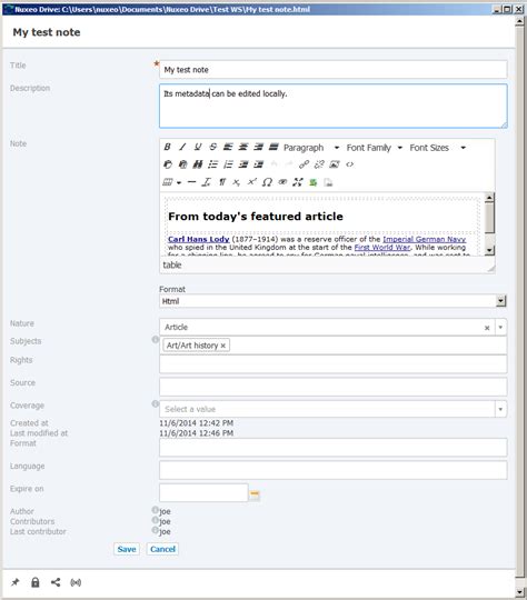 Howto Customize The Drive Metadata Edit Layouts Nuxeo Documentation