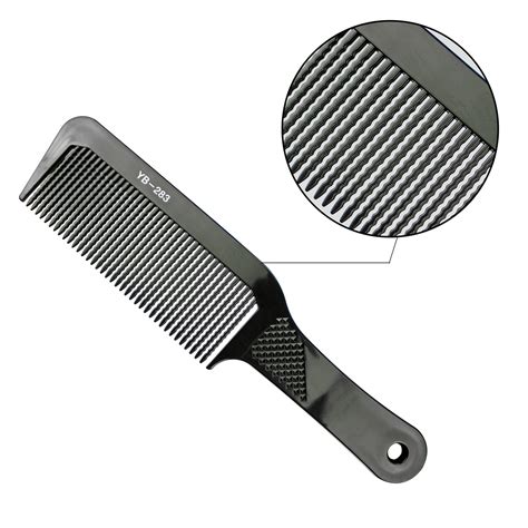 Расчёска - гребень для волос для мелирования Carbon T&G черный с ручкой ...
