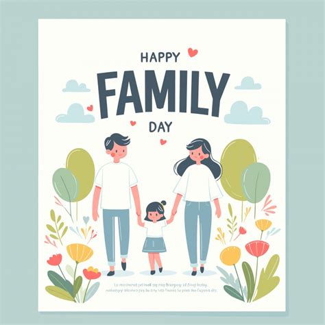 دانلود پوستر روز خانواده دانلود رایگان فایل لایه باز، Psd، وکتور