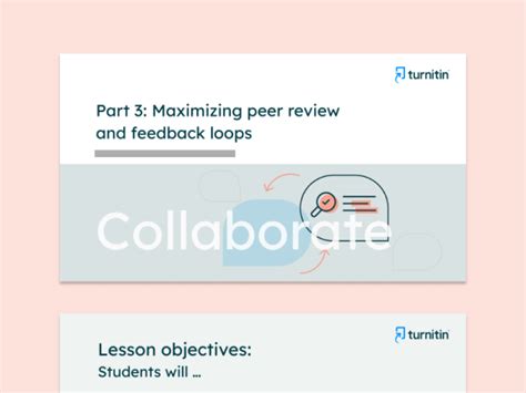 Peer Review And Feedback Turnitin
