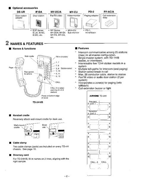 Pdf Td H B Selective Call Intercom Instructions Dokumen Tips
