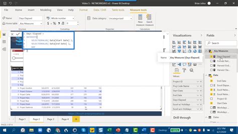 Calculate Workdays Between Two Dates In Power BI