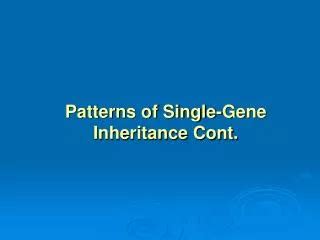 PPT Single Gene Disorders PowerPoint Presentation Free Download ID 9344131