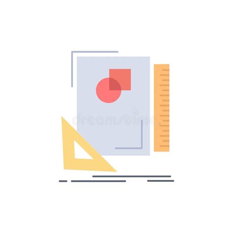 Design Layout Page Sketch Sketching Business Flow Chart Design With 3 Steps Glyph Icon For