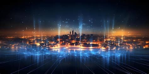 Visualizing Global Data Flow And Digital Communication Across Different Sectors Concept Digital