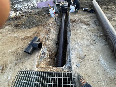 연천 풀빌라펜션 신축현장 외부배관 및 되메우기 작업