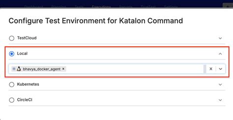 Kshare How To Execute Katalon Tests From Testops Using Katalon