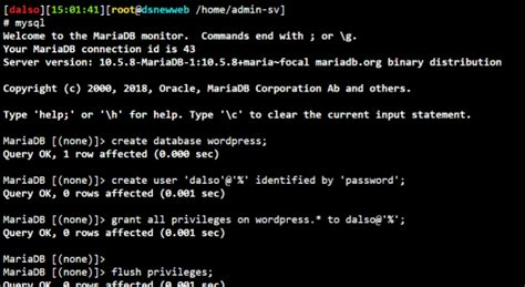 linux ubuntu 워드프레스 5 6 최신버전 설치하기 달소씨의 하루