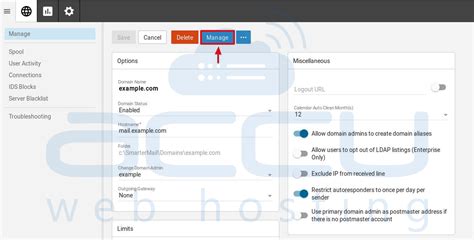How To Check Disk Usage Of A Mail Domain In Smartermail 16