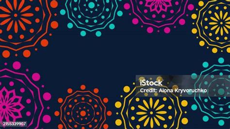 벡터 웹 배너 포스터 표지 스플래시 화면 소셜 미디어 텍스트를 위한 복사 공간이 있는 백그라운드 구멍이 뚫린 밝은 무늬