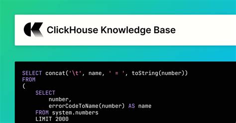 we launched an open source clickhouse knowledge base