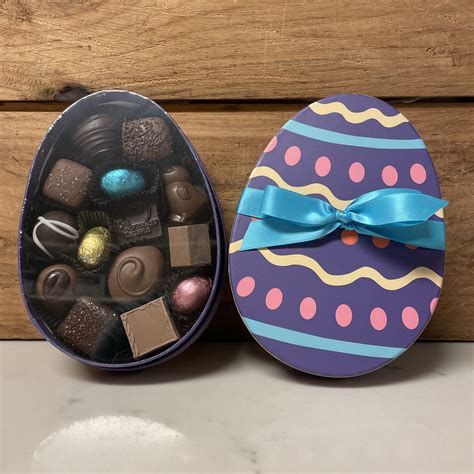 Egg Box Filled With Premium Chocolates 65oz The Chocolate Truffe