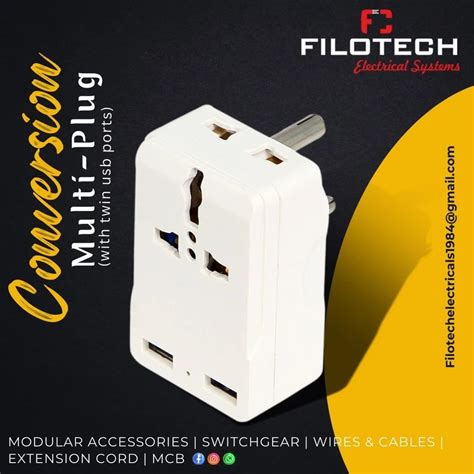 A Pin Multiplug With Dual USB Port At Piece In New Delhi ID