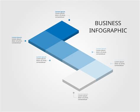 Premium Vector Square Timeline Graph Chart Template For Infographic
