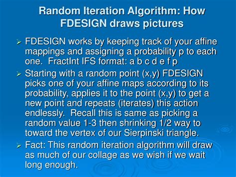 Ppt Iterated Function Systems Ifs And Fractals Powerpoint Presentation Id 3838007