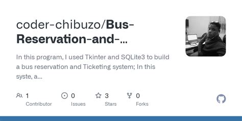 Github Coder Chibuzobus Reservation And Ticketing System With Tkinter And Sqlite 3 In This