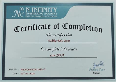 eshika raut on linkedin corejava corejava ninfinity