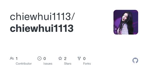 GitHub Chiewhui Chiewhui