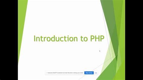 Php Basics Php For Beginners Youtube