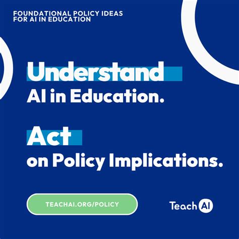 Foundational Policy Ideas For Ai In Education