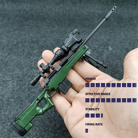 6pcs 16 Battlefield Weapon Gun Awm Svd Tac Mk14 Assault Rifle Assemble