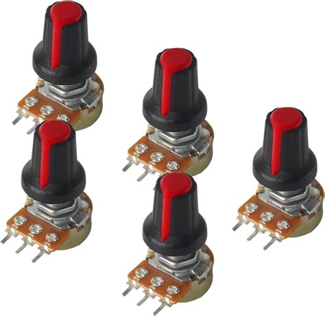 5set Wh148 Linear Rotary Potentiometer B1k B2k B5k B10k B20k B50k B100k B250k B500k B1m 3pin