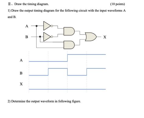 Solved II Draw The Timing Diagram Points Draw The Chegg